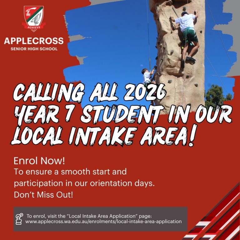 CURRENT NEWS – Applecross Senior High School